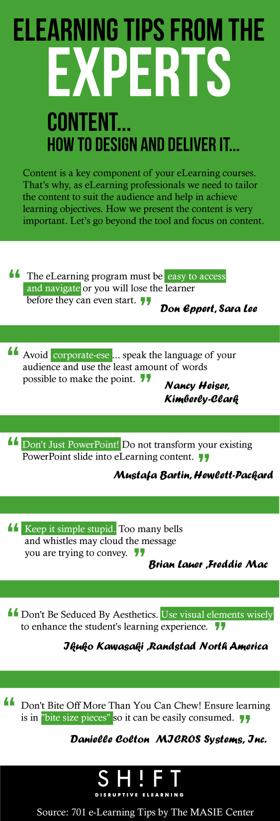 Top eLearning Tips Straight From the Experts [INFOGRAPHIC]