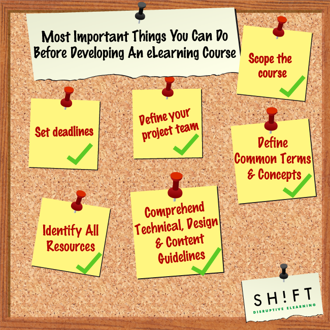6 Most Important Things You Can Do Before Developing An eLearning Course